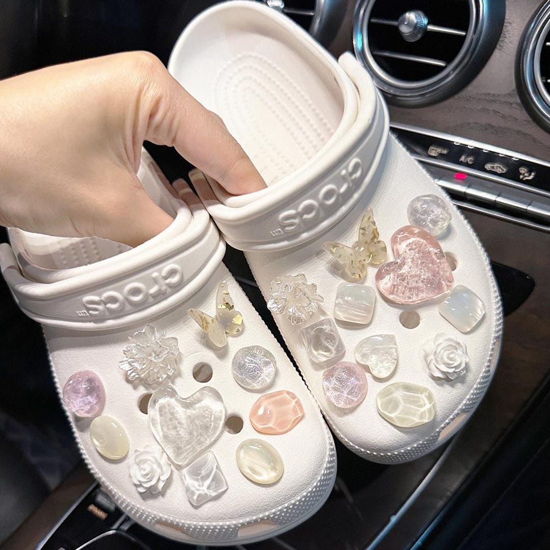 Cute Croc Charm Set for Girls Kawaii Croc Pin Luxury Shoe Charm for ...