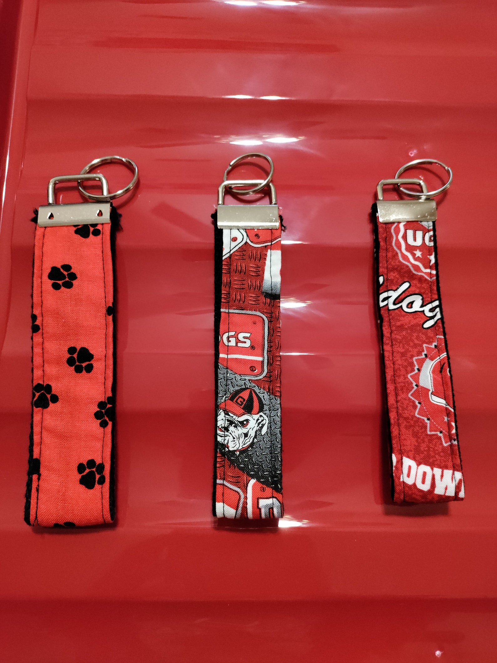 UGA Keychain - Etsy