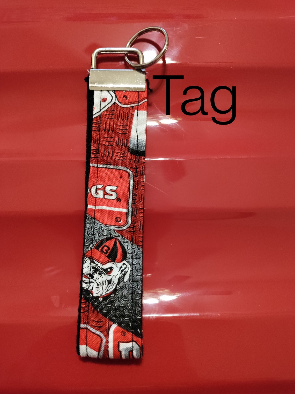 UGA Keychain - Etsy