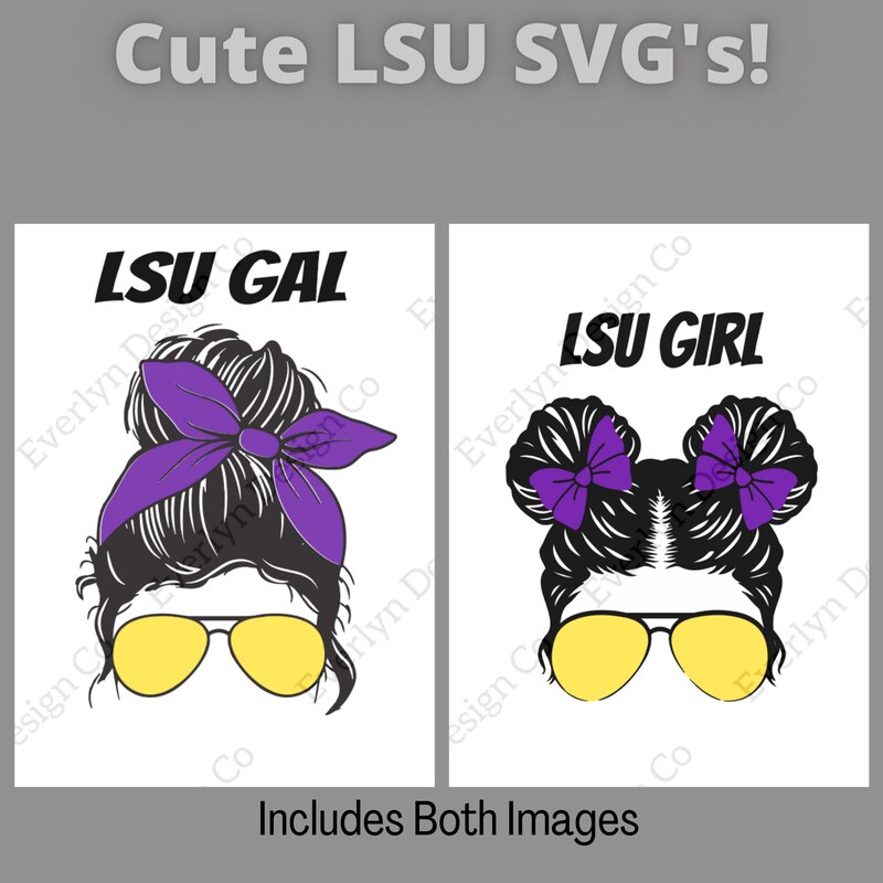 Lsu Svg - Etsy