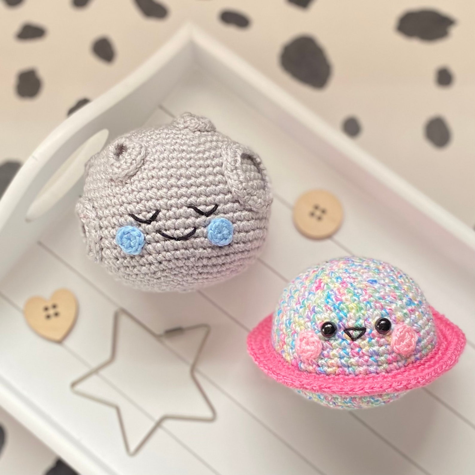 Solar System - Amigurumi Crochet Pattern PDF Download Space Planets - Etsy