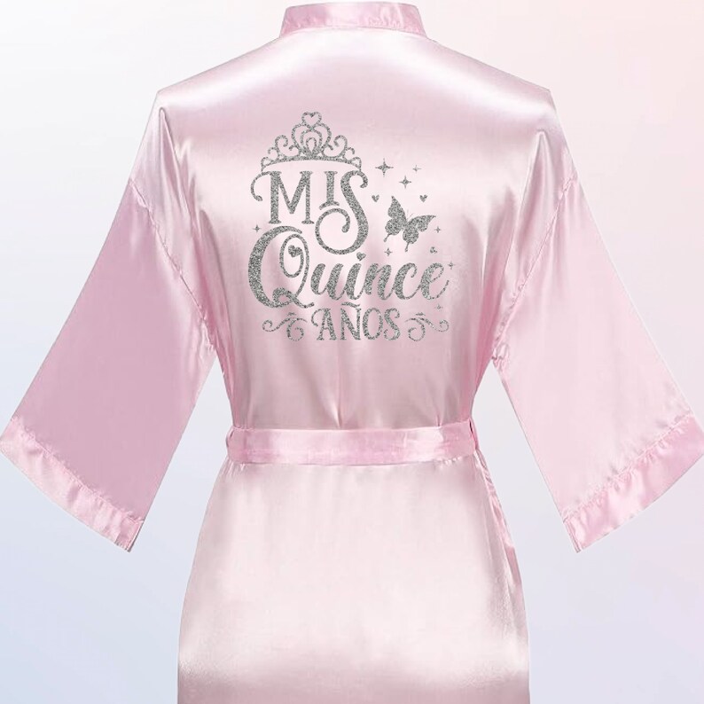 Champagne Quinceañera Robe,,mis XV Bata, Sweet Sixteen Robe, Mis XV ...