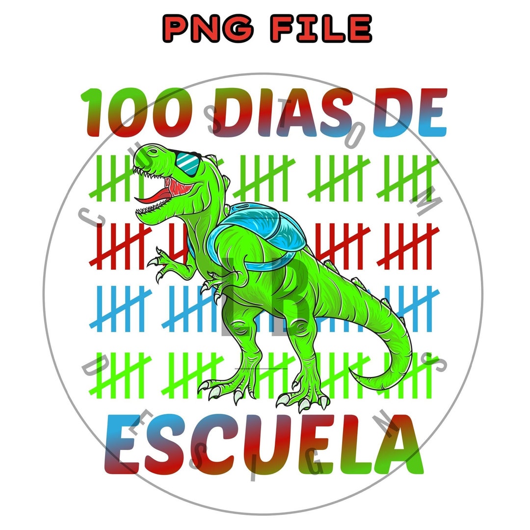 100 Dias De Escuela PNG 100 Dias De Escuela Para Maestras - Etsy