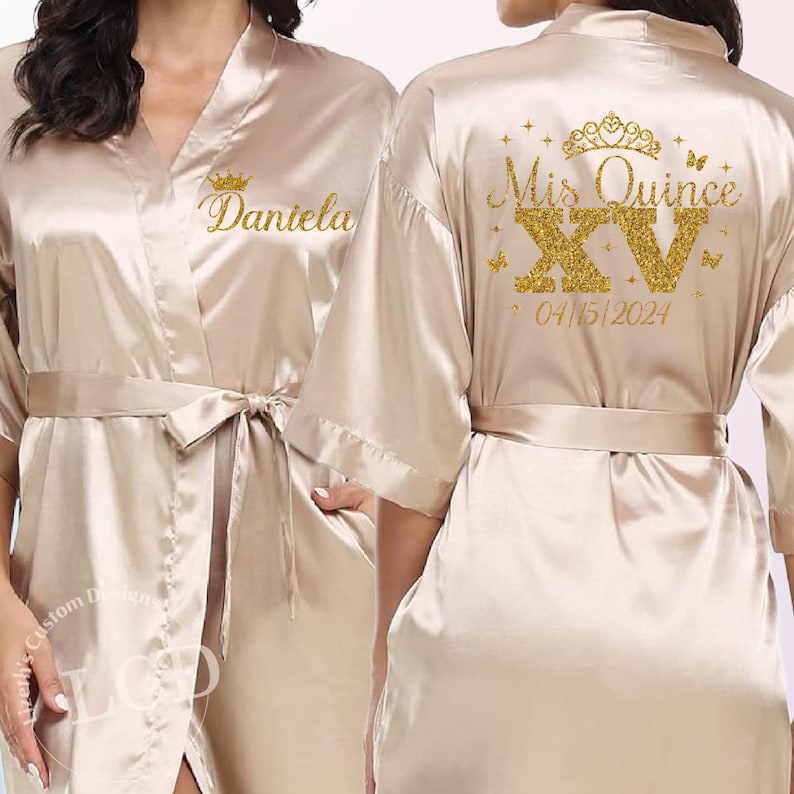 Quinceañera Robe, Mis Quince Robe, Mis Quinceaños Robe - Etsy