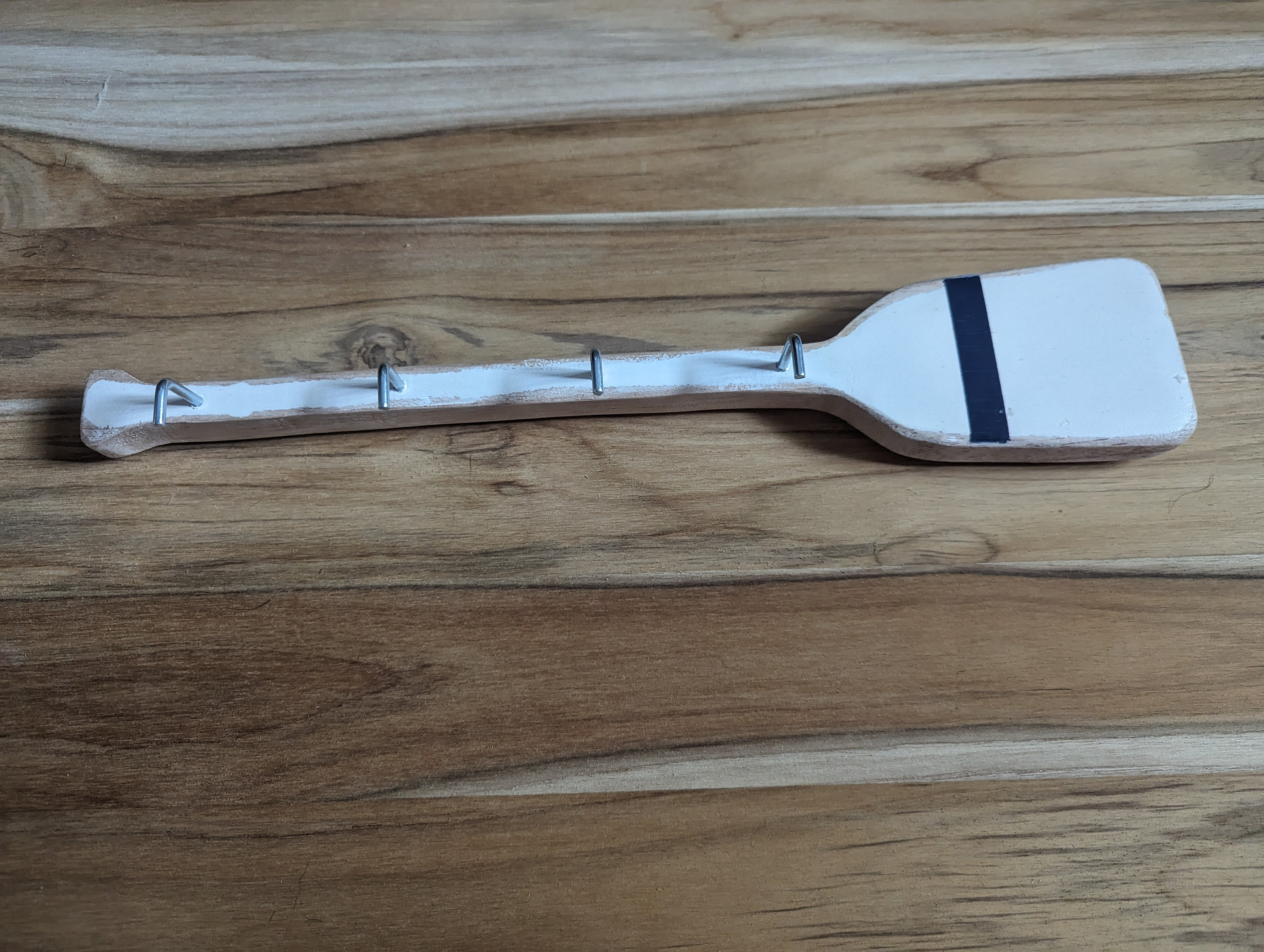 Reclaimed Wood Oar Key Holder Hooks, Entry, Organizer, Gift, Coastal ...