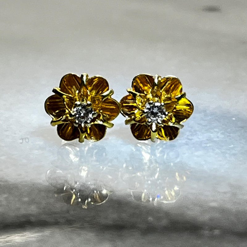 Buttercup Earrings - Etsy