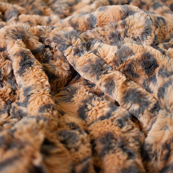 Gray Minky Fabric - Etsy