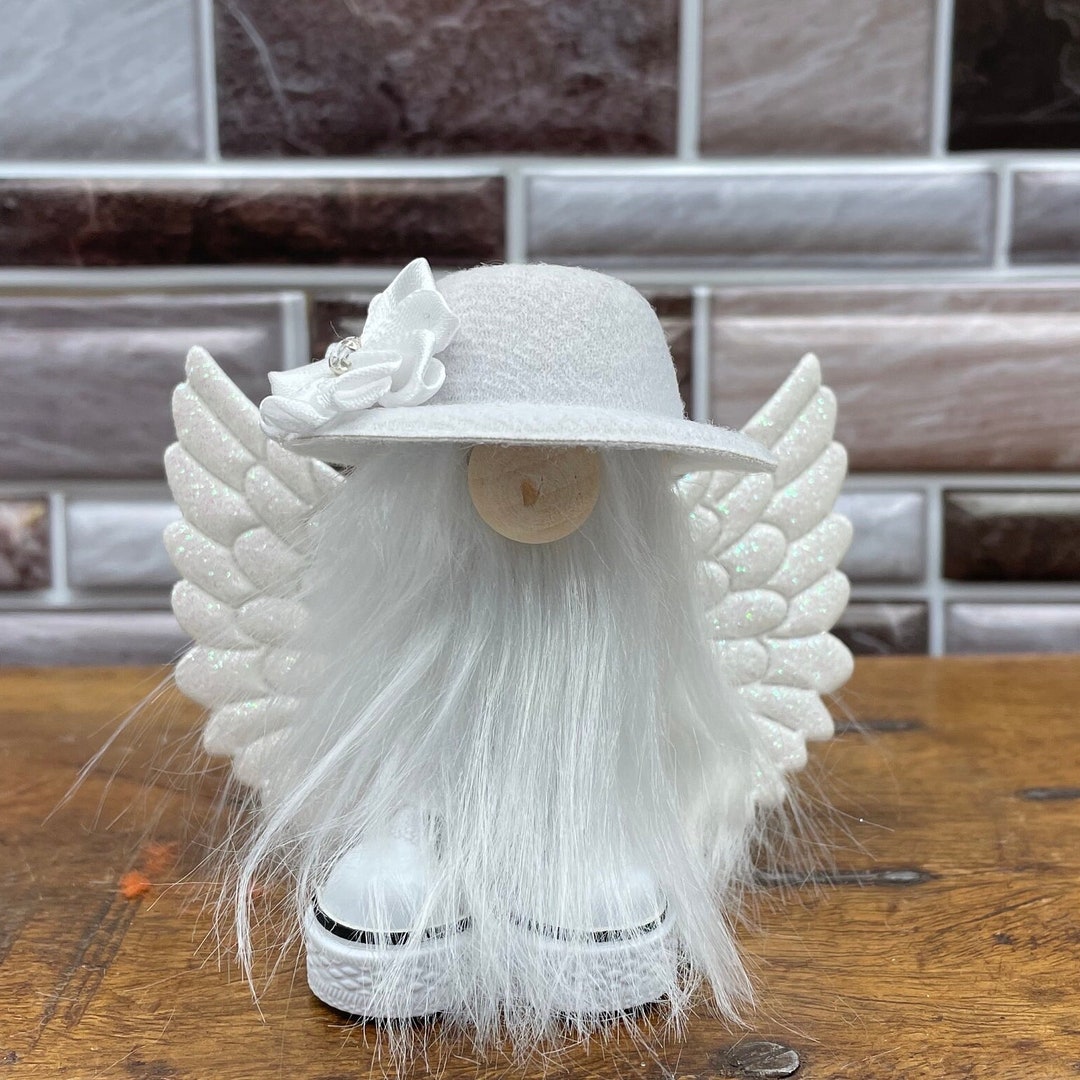 Small Angel Gnomegnomes With Wingsgnomes With Shoesgnomeshandmade ...