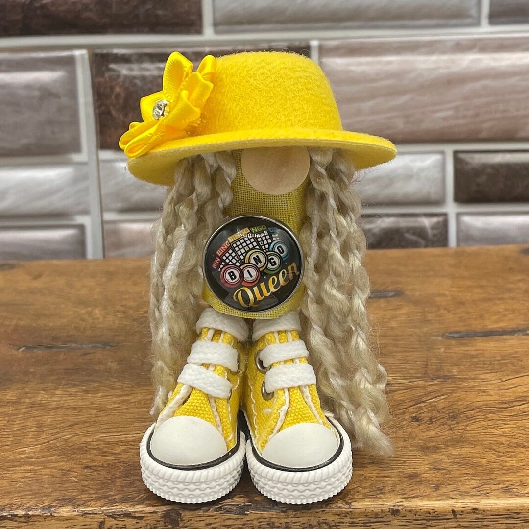 Small Bingo Gnomesbingo Gnomesgnomes With Shoesgnomeshandmade Gnomes - Etsy