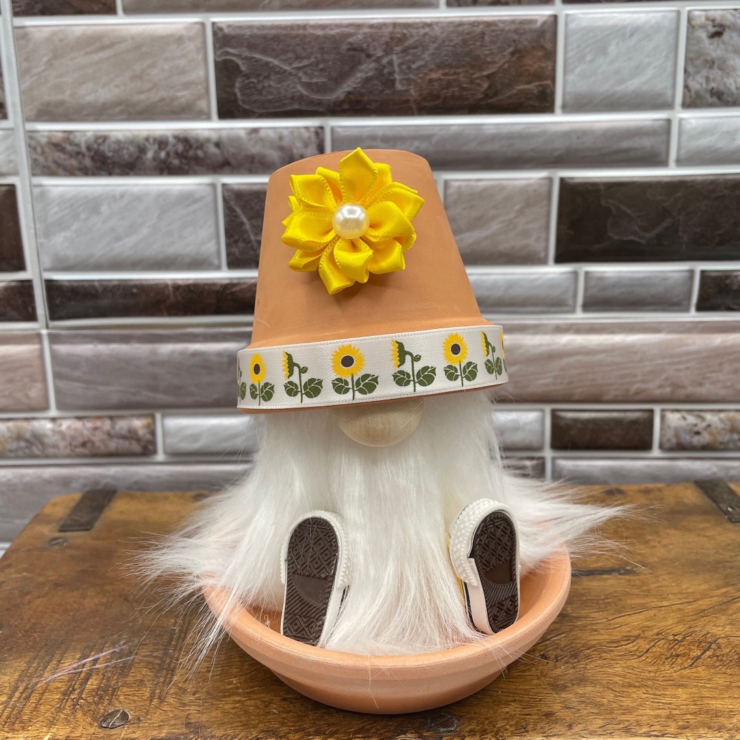 Pot Head Gnomesgarden Gnomesgnomes With Shoesgnomeshandmade Gnomes - Etsy