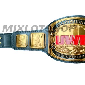 UWF Heavyweight Universal Wrestling Federation Championship Title Belt ...