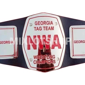 NWA Georgia Tag Team Championship Wrestling Title Belt - Etsy