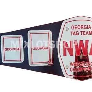 NWA Georgia Tag Team Championship Wrestling Title Belt - Etsy