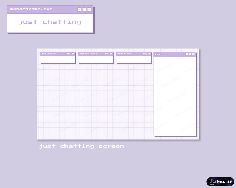 90's Computer Stream Overlay Pack With Animated Starting Screen ...