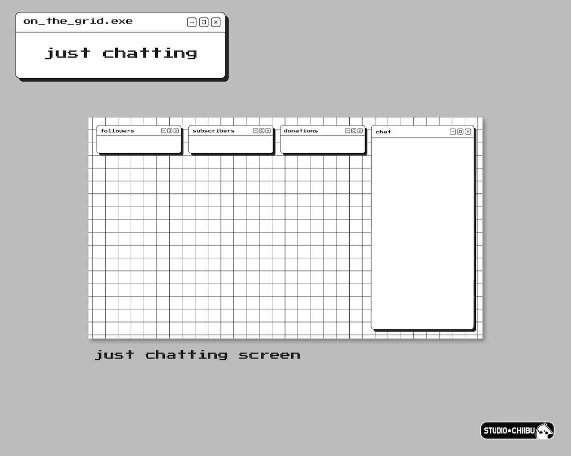 90's Computer Stream Overlay Pack With Animated Starting Screen classic ...