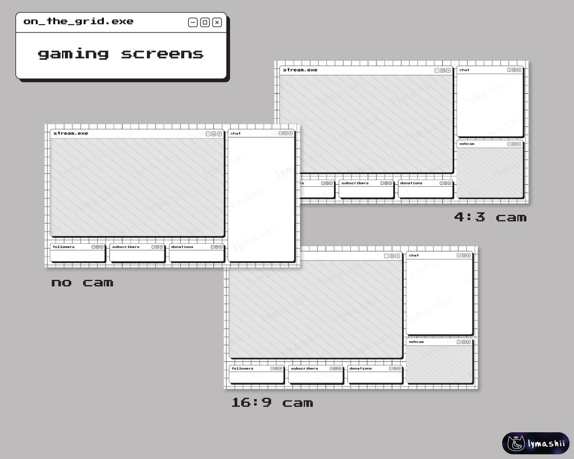 90's Computer Stream Overlay Pack With Animated Starting Screen classic ...