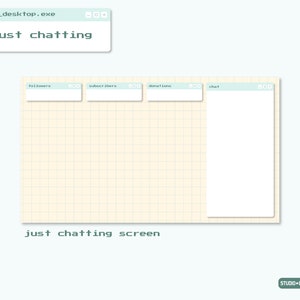 90's Computer Stream Overlay Pack With Animated Starting Screen cozy ...