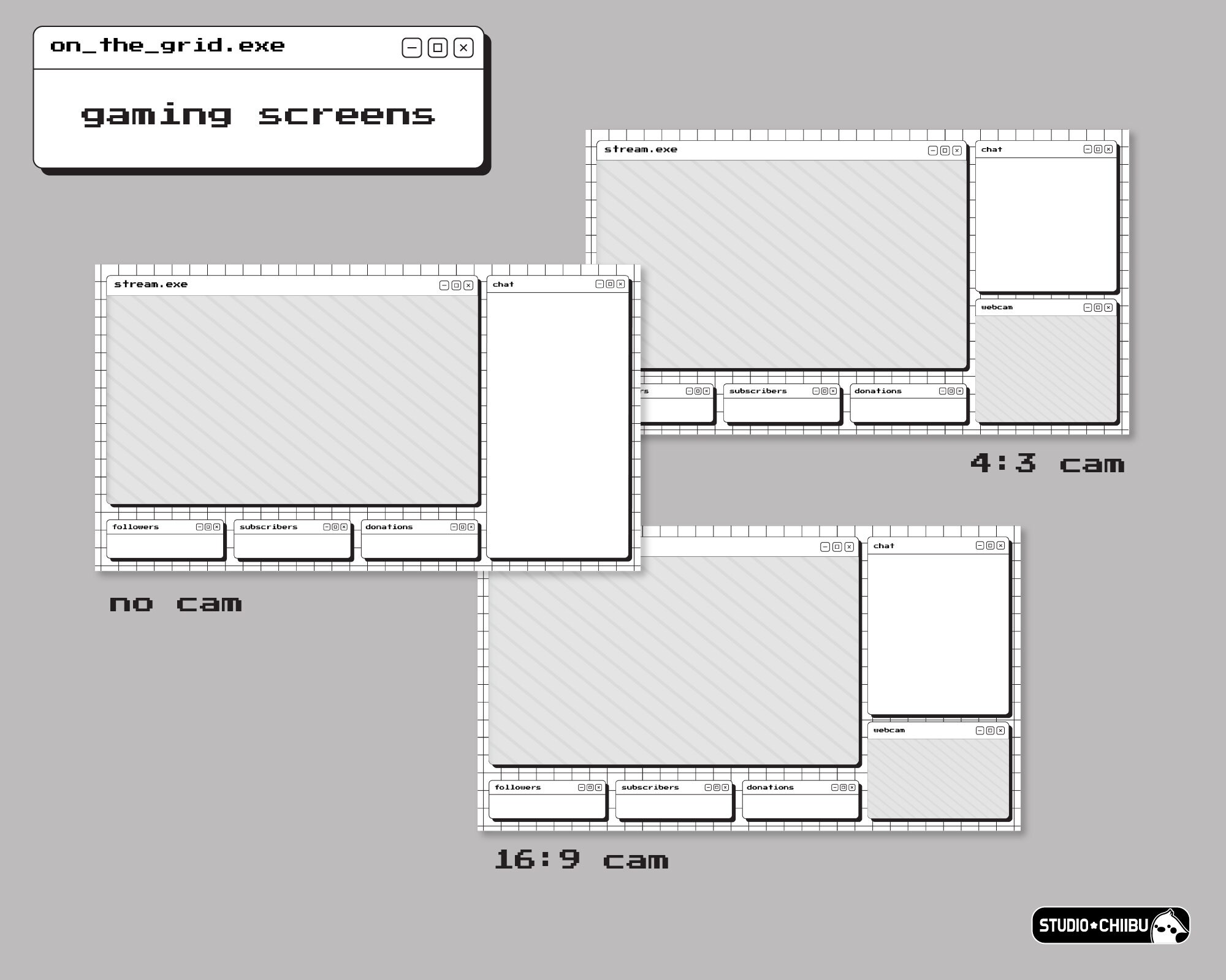 90's Computer Stream Overlay Pack With Animated Starting Screen classic ...