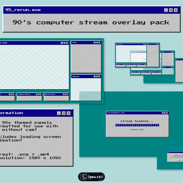 Windows Twitch Overlay - Etsy