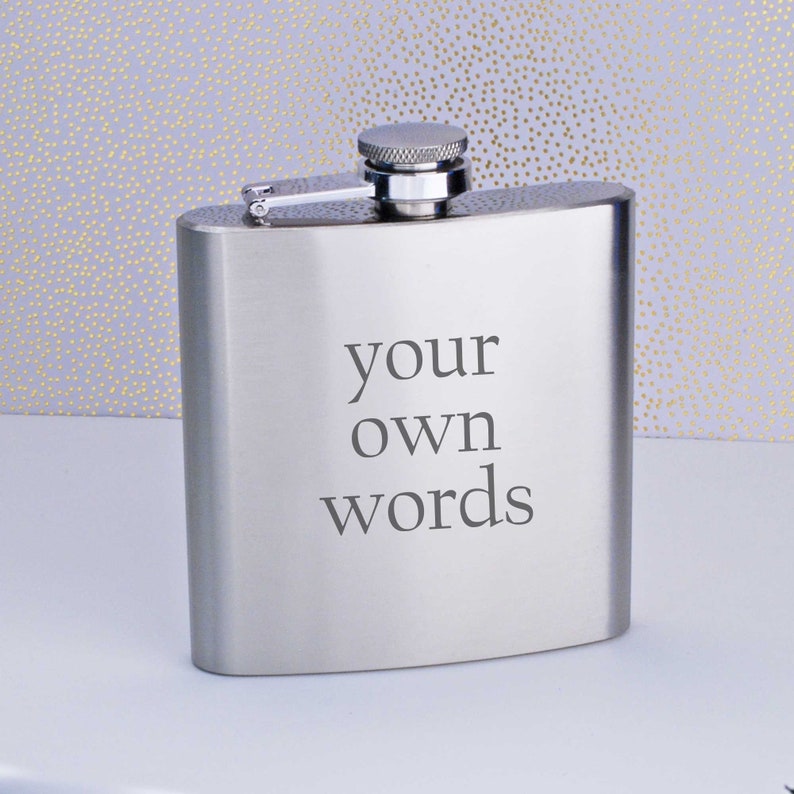 Personalized Flask for Men Custom Flask for Men Anniversary - Etsy