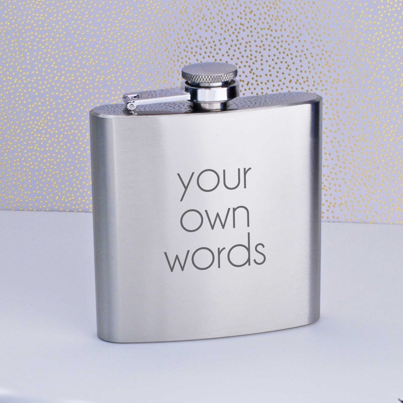 Personalized Flask for Men, Custom Flask for Men, Anniversary Gifts for ...