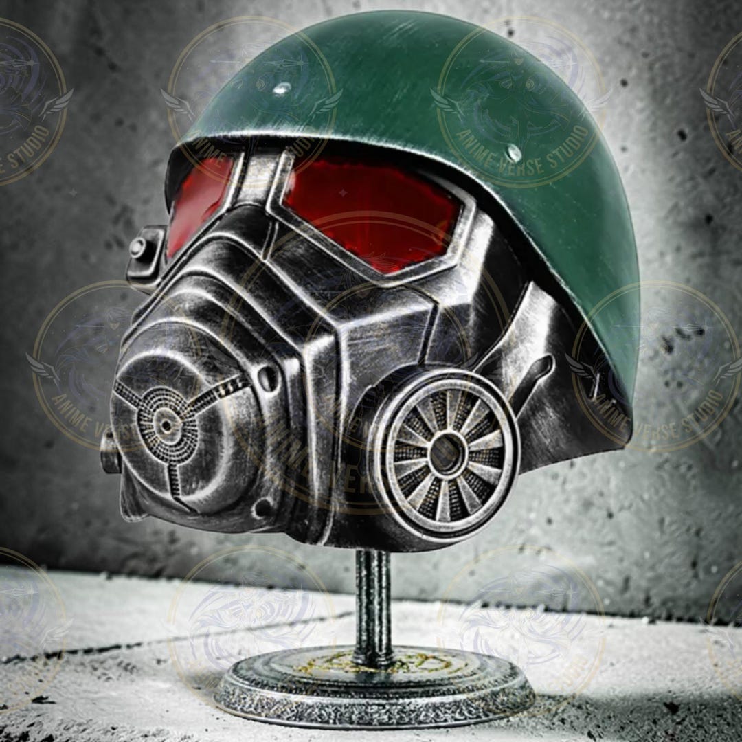 Fallout New Vegas Veteran Ranger Helmet – Deluxe Resin Cosplay Mask ...