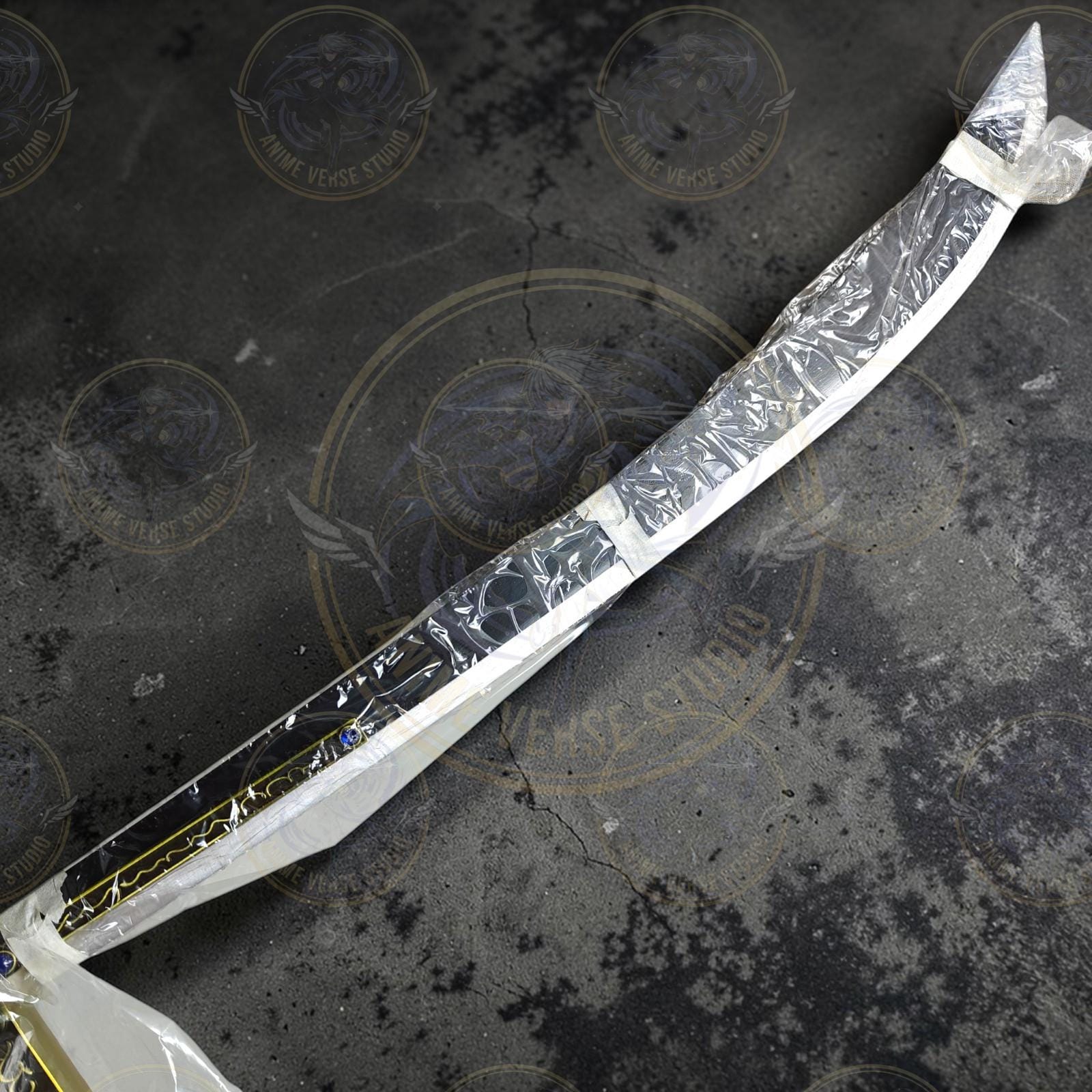 Dracule Mihawk Yoru Sword Metal Replica - One Piece 1:1 Scale Black ...