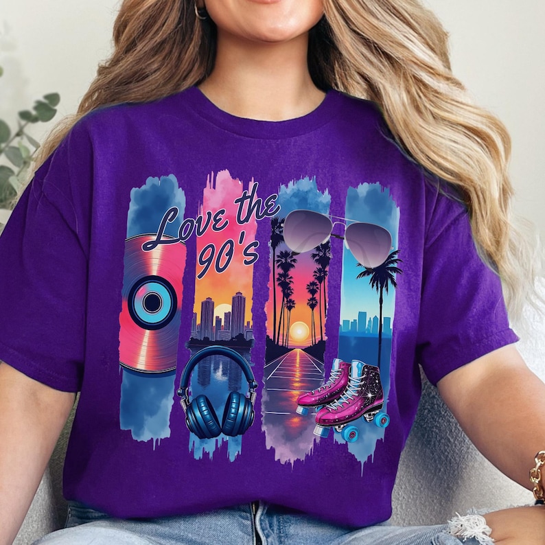 Love the 90's Paint Stroke PNG | 90s Tee Png | Retro 90s Png | 90s ...