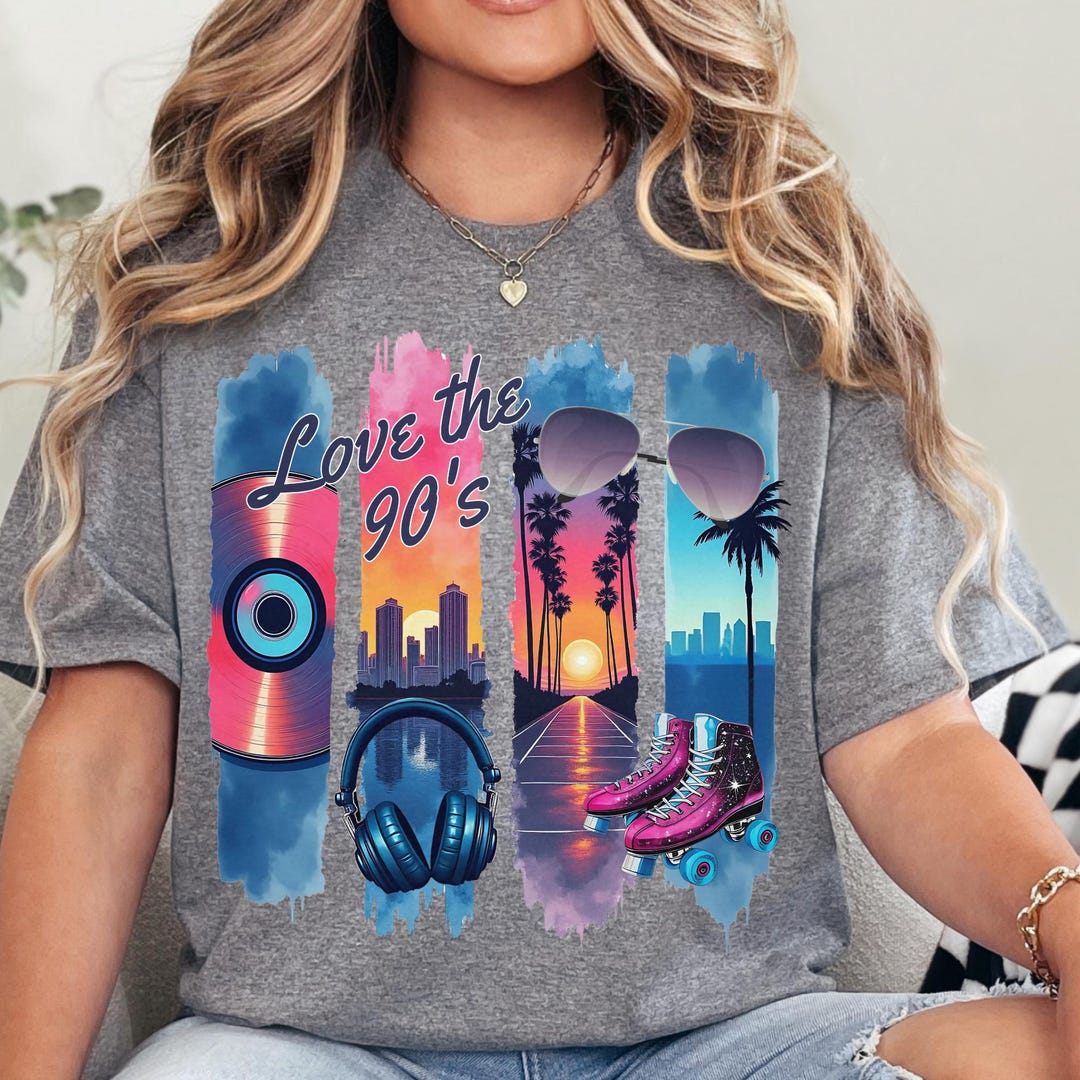 Love the 90's Paint Stroke PNG | 90s Tee Png | Retro 90s Png | 90s ...