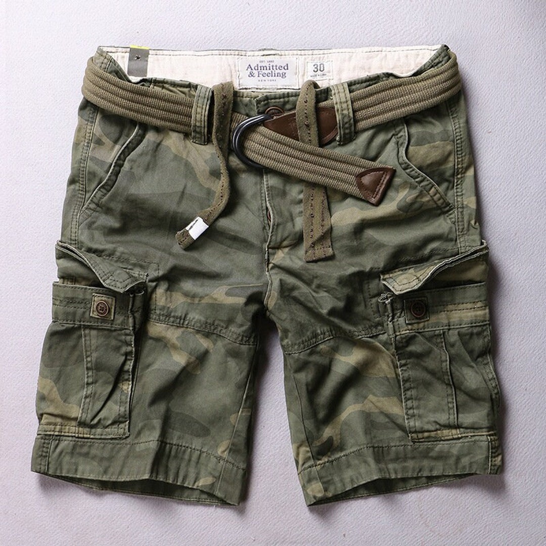 Camouflage Shorts, Cotton Army Shorts, Camouflage Cargo Shorts, High ...