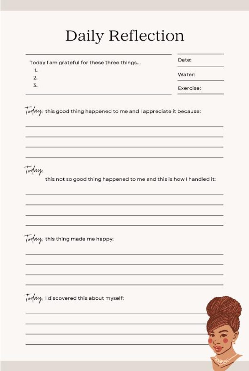 The Aligned Queen – Daily Reflection Journal for Black Women | Self ...