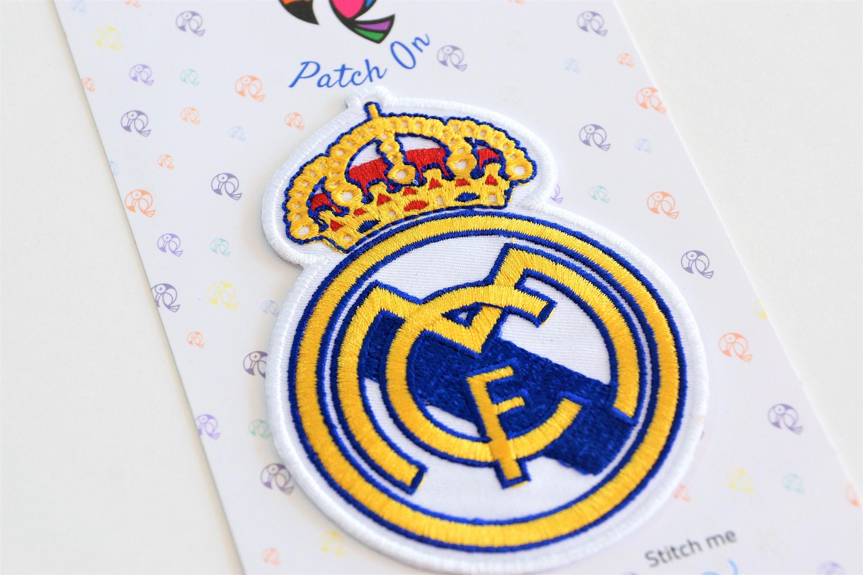 Real Madrid Football Team Embroidered Iron On Patch Etsy real-madrid-football-team-embroidered-iron-on-patch-etsy
