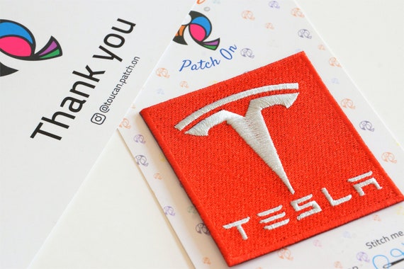 Tesla Logo Red