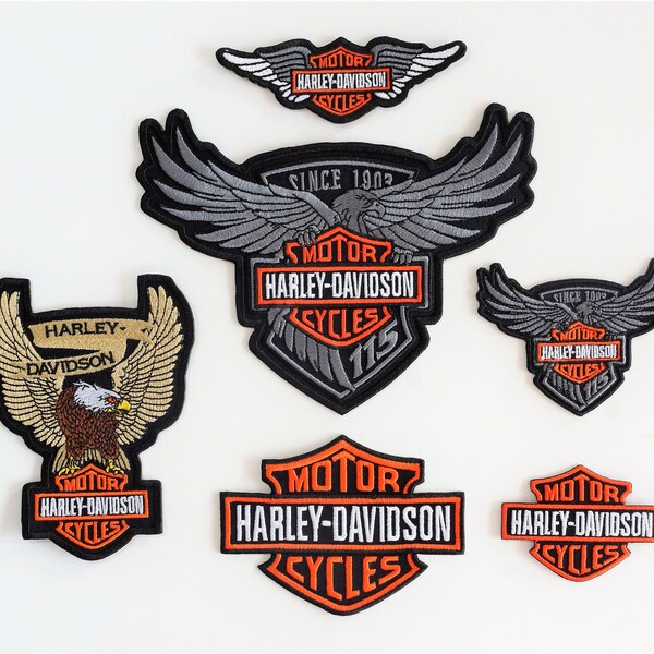 Harley Davidson Patch Small - Etsy