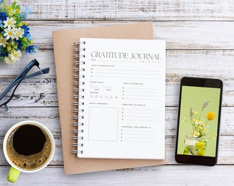 Gratitude Journal, Printable Journal, Digital Download - Etsy