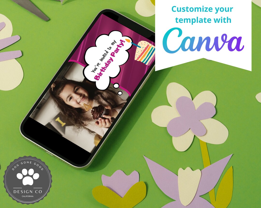 Custom Animated Birthday Invitation - Etsy