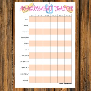 Printable Meal and Workout Planner - Etsy