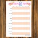 Printable Meal and Workout Planner - Etsy
