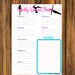 Printable Meal and Workout Planner - Etsy