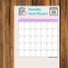 Printable Meal and Workout Planner - Etsy