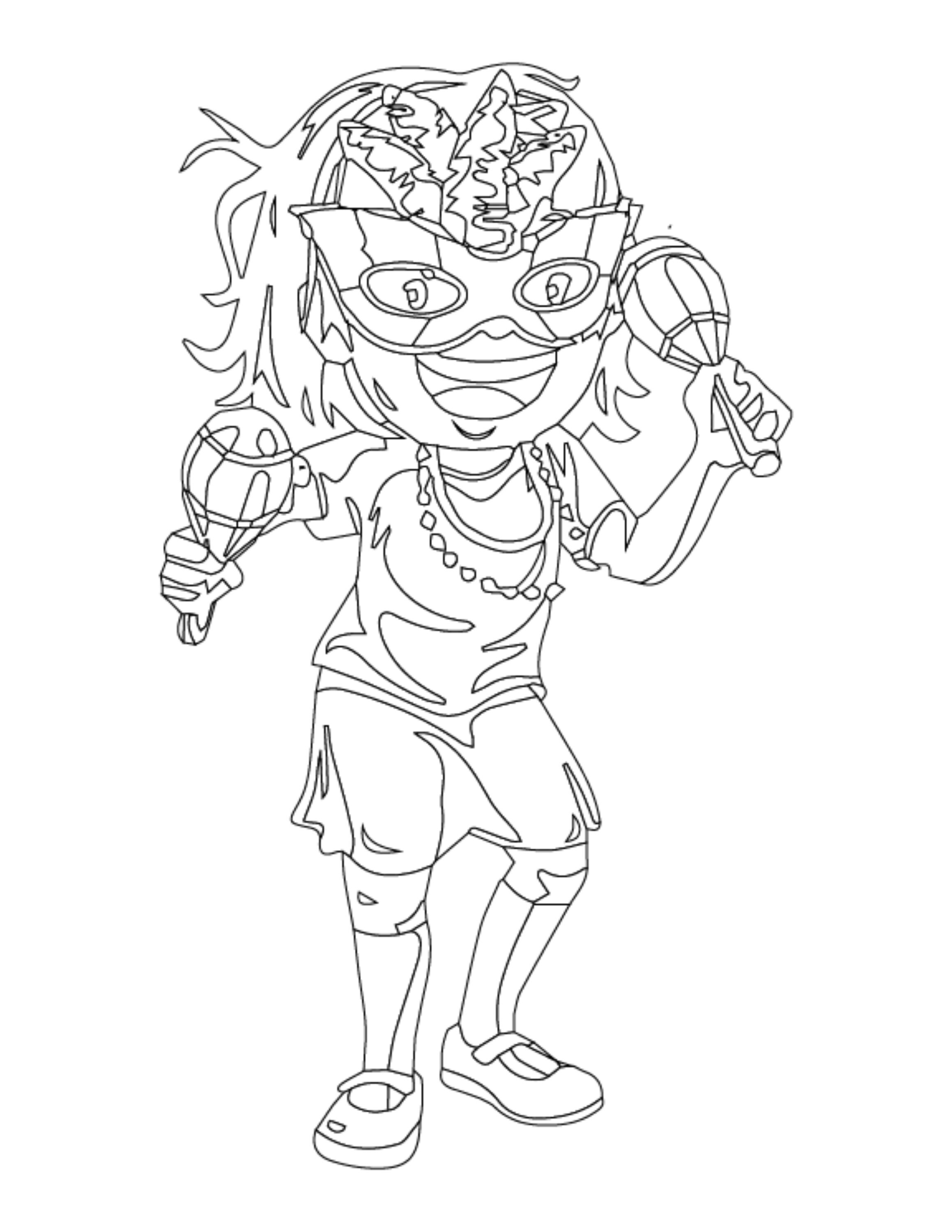 Printable Mardi Gras Coloring Book - Etsy