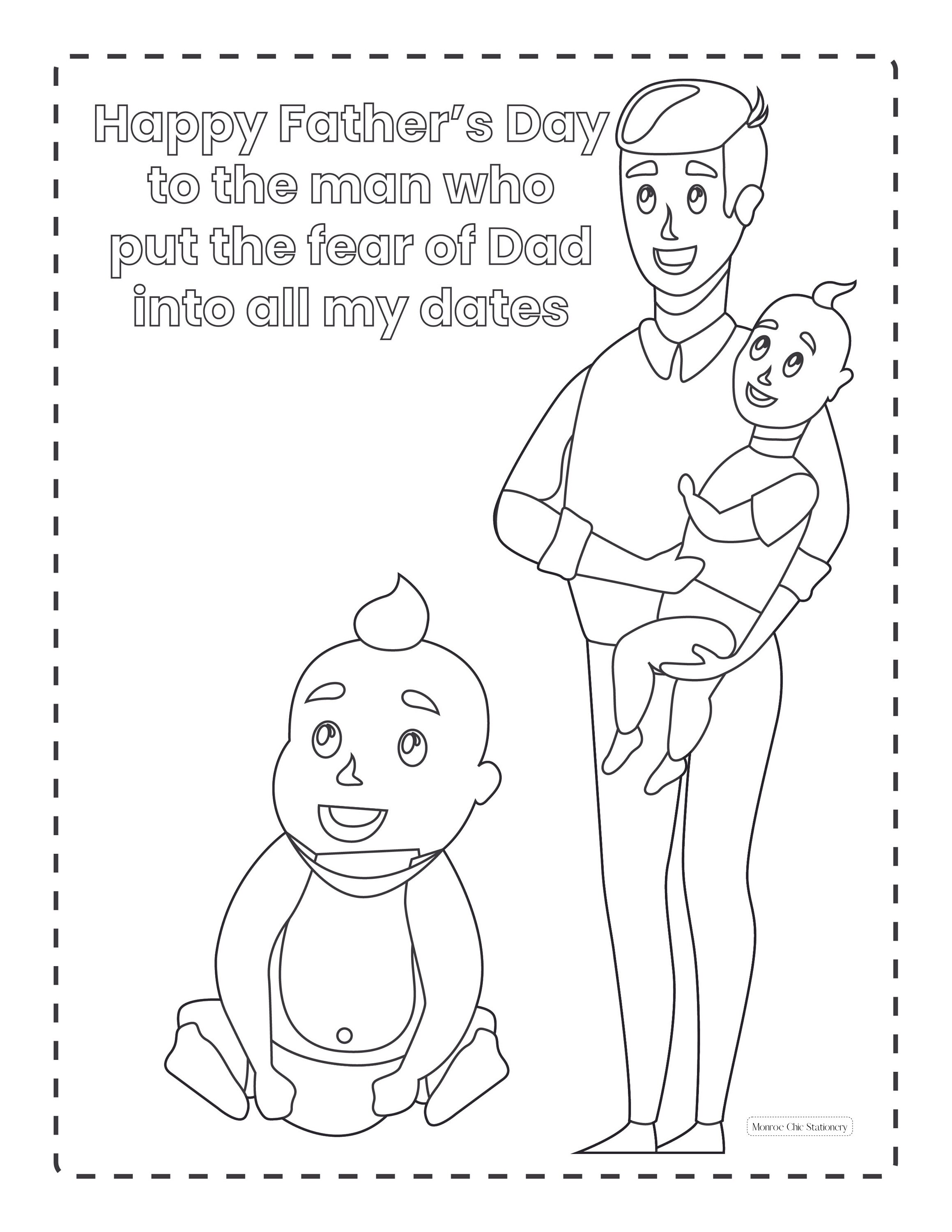 Printable Fathers Day Coloring Book - Etsy