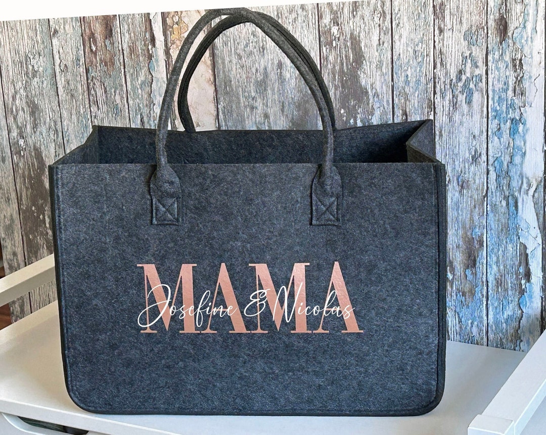 Premium XXL Filztasche MAMA - Geschenkidee für die ganze Familie ...