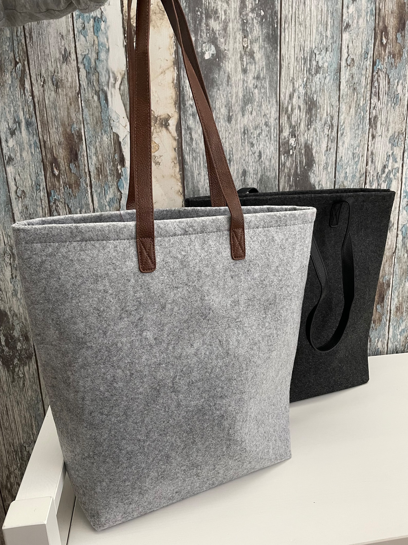 Personalisierte Filztasche Shopper aus Filz - Etsy.de