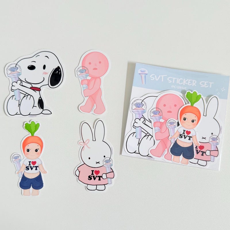 Seventeen Funny Stickers - Etsy