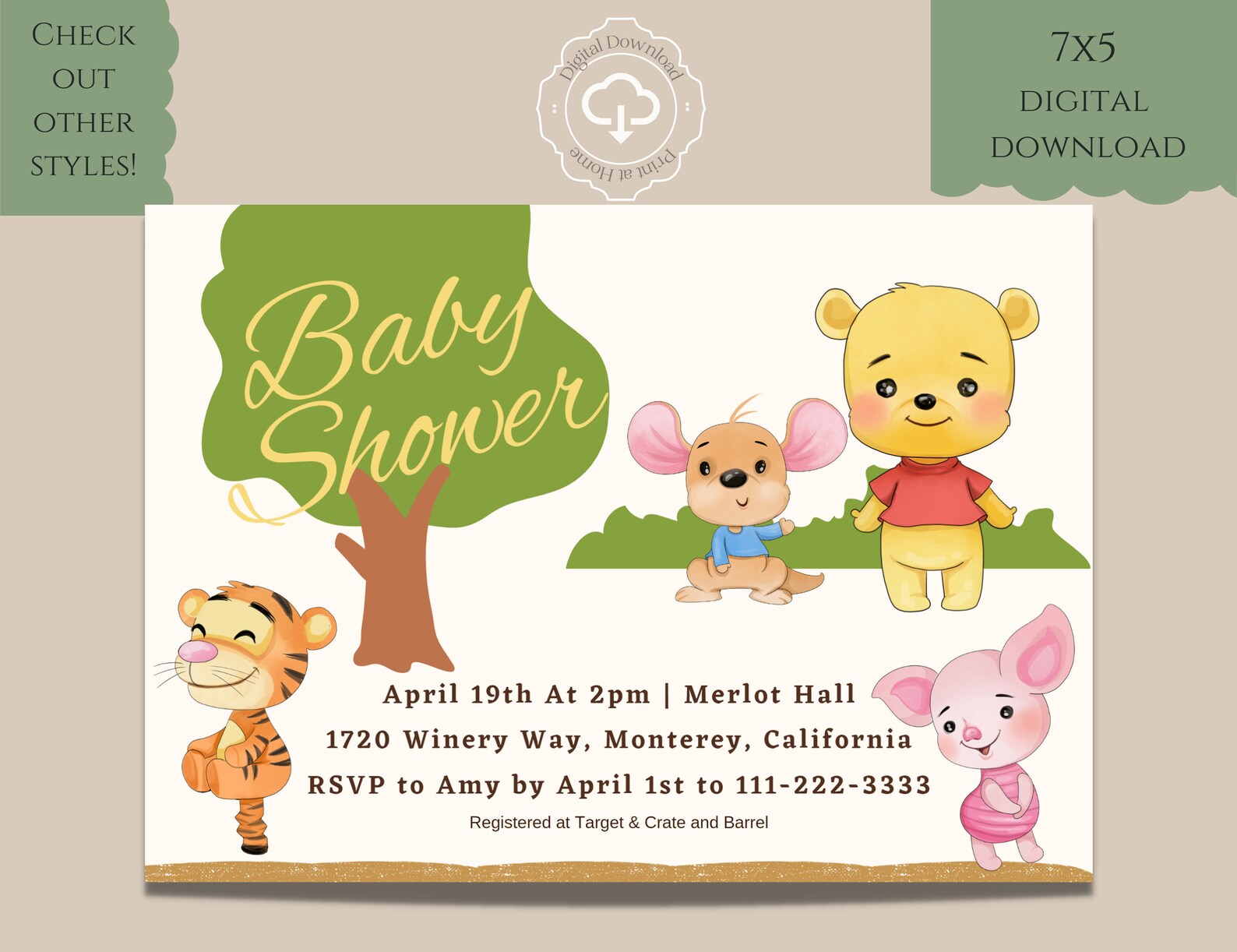 Concha Baby Shower Green, Concha Baby Shower Invitation, Concha in the ...