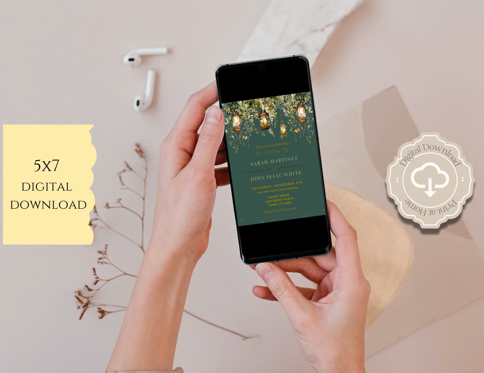 Fairy Light Wedding Invitation, Fairy Invitation, Do It Yourself ...
