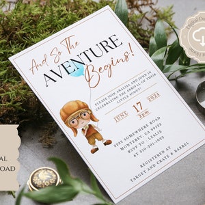 UP Baby Shower, UP Baby Shower Invitation, Little Scout Invite, Boy ...