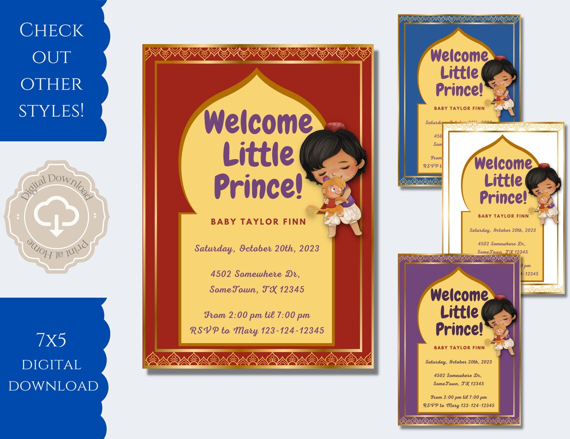 Magical Bundle Invitation, Harry Potter Baby Shower Invitation, Wizard ...