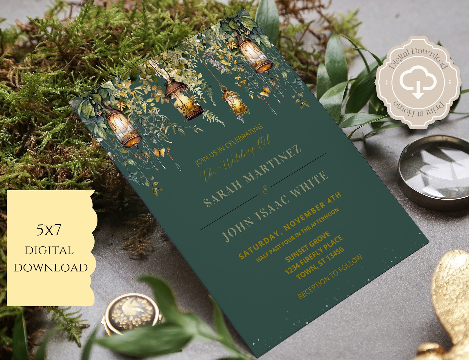 Fairy Light Wedding Invitation, Fairy Invitation, Do It Yourself ...